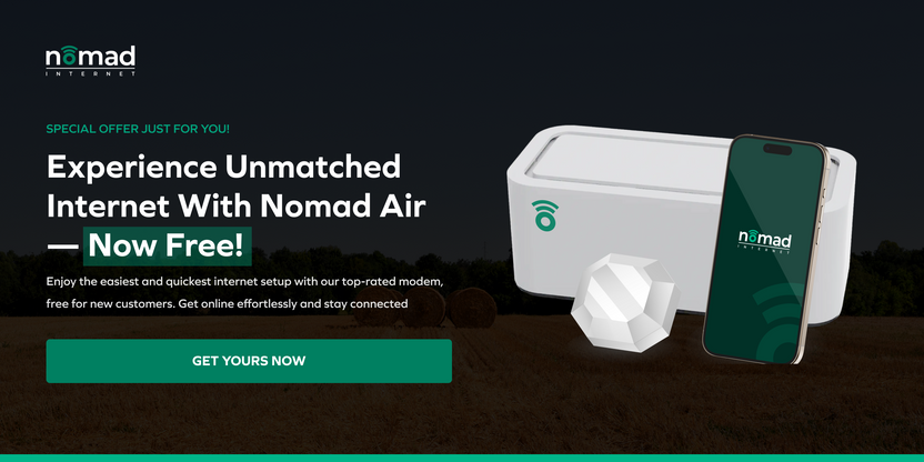 Discover the Power of Free 5G Internet with Nomad Air – Nomad Internet